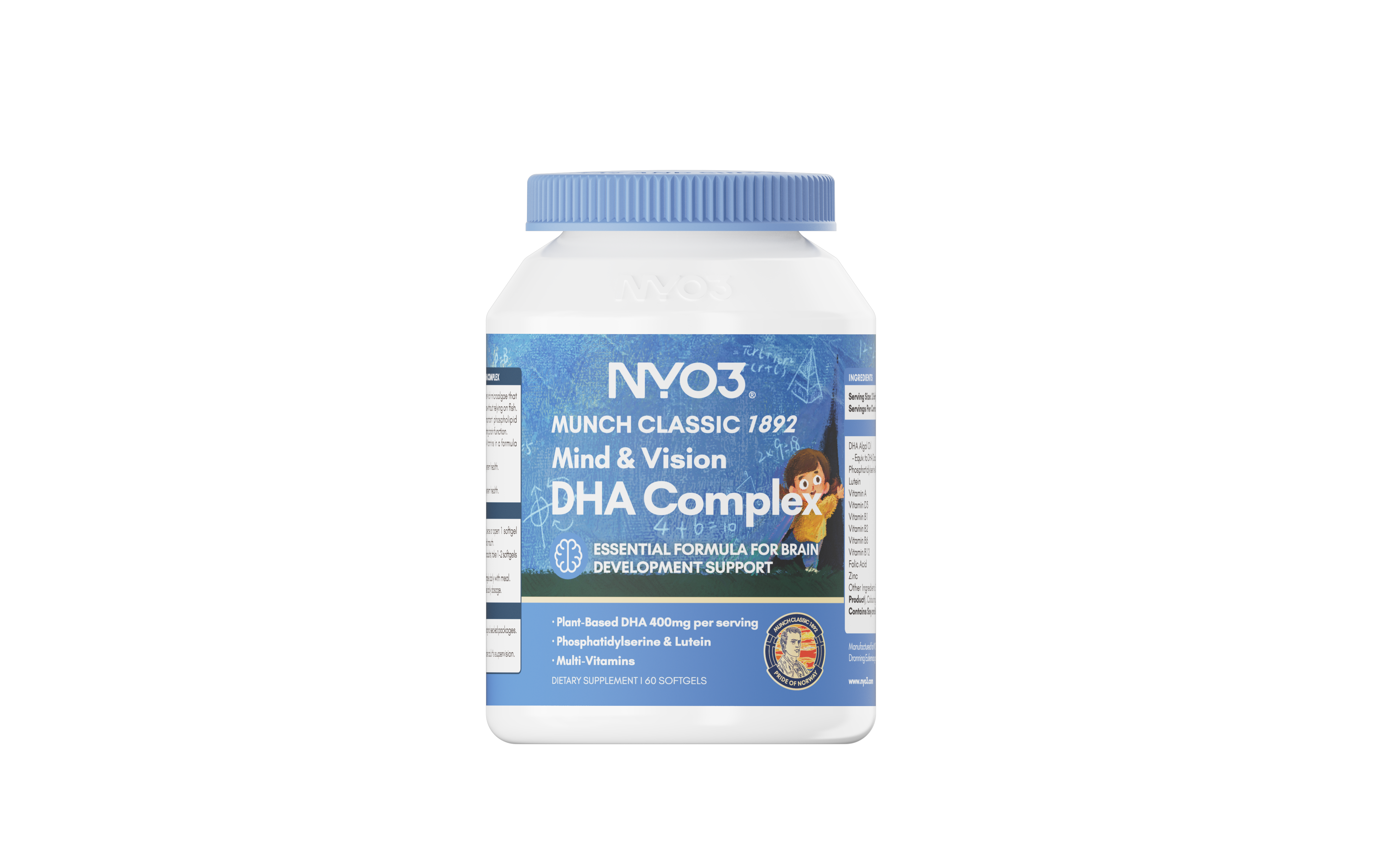 NYO3 CLASSIC 1892 DHA Mind & Vision Complex – Brain & Eye Support | 60 ...
